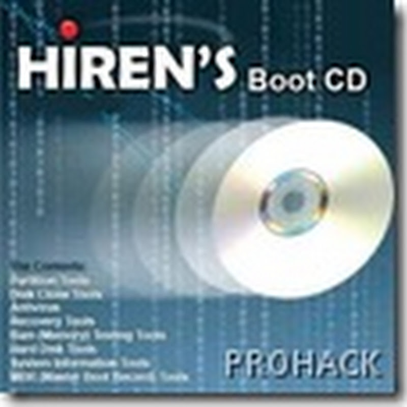 Hiren's BootCD 9.7 - Ultimate boot Disk - Pro Hack